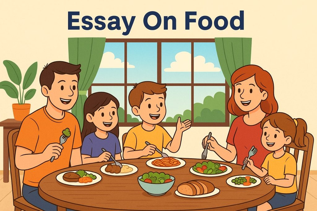 Essay On Food for Students and Children