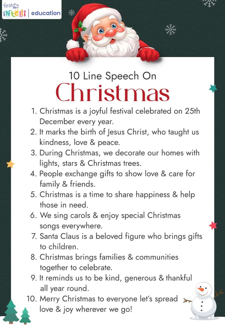 Speech On Christmas In English: Short and Long Speeches