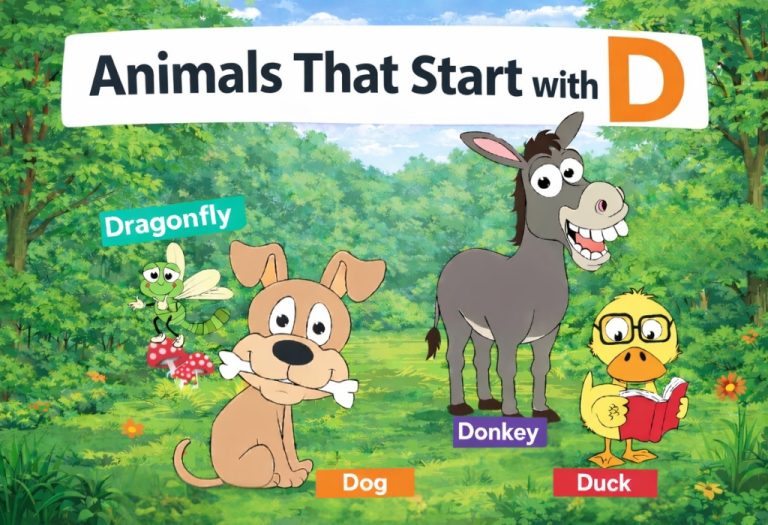 Animals That Start With D - List with Pictures
