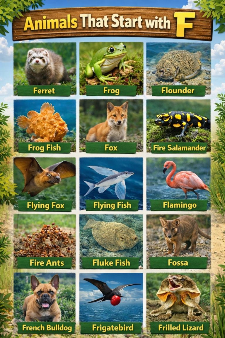 Animals That Start With F - List with Pictures