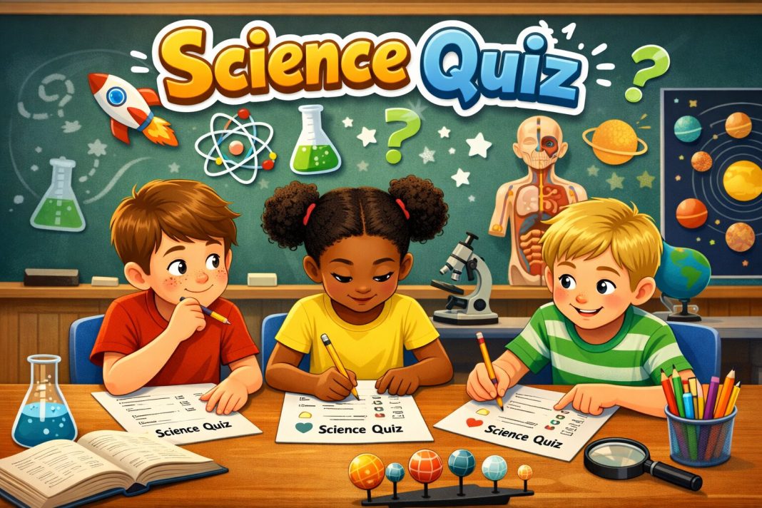 100+ Science Quiz Questions with Answers for Kids