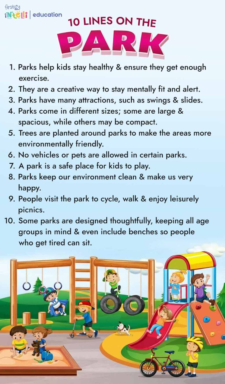 Essay On Park for Students and Children