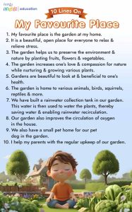 Essay on 'My Favourite Place' for Students and Children