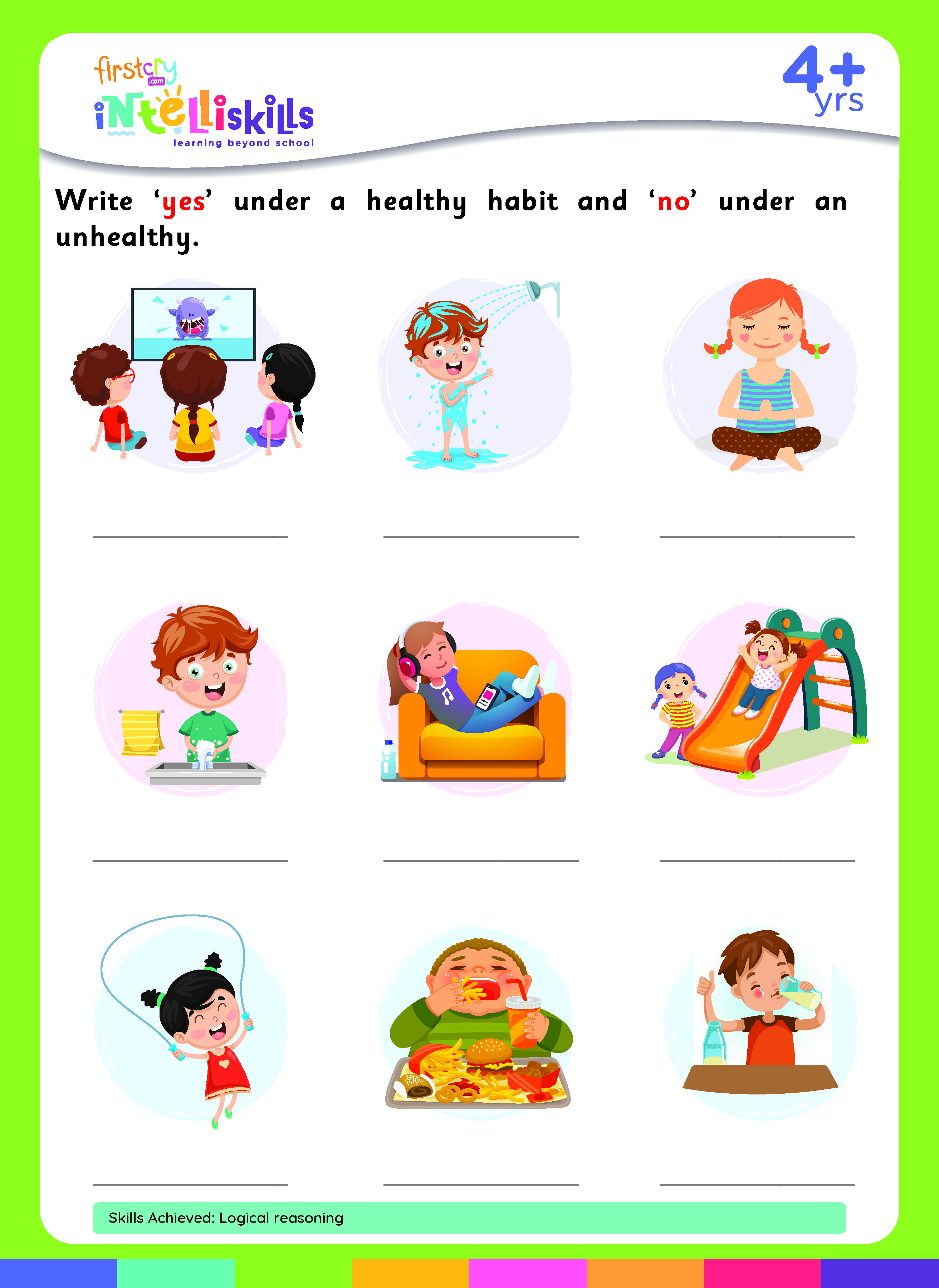 Healthy And Unhealthy Activities Worksheets Pdf - Infoupdate.org