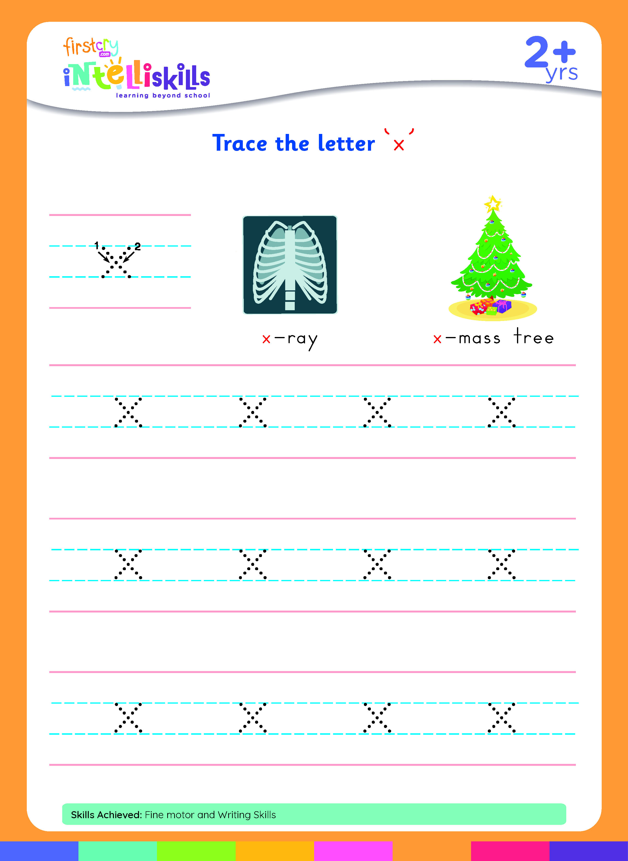 Writing Worksheet Letter X Letter X Write The Letter Page Simply