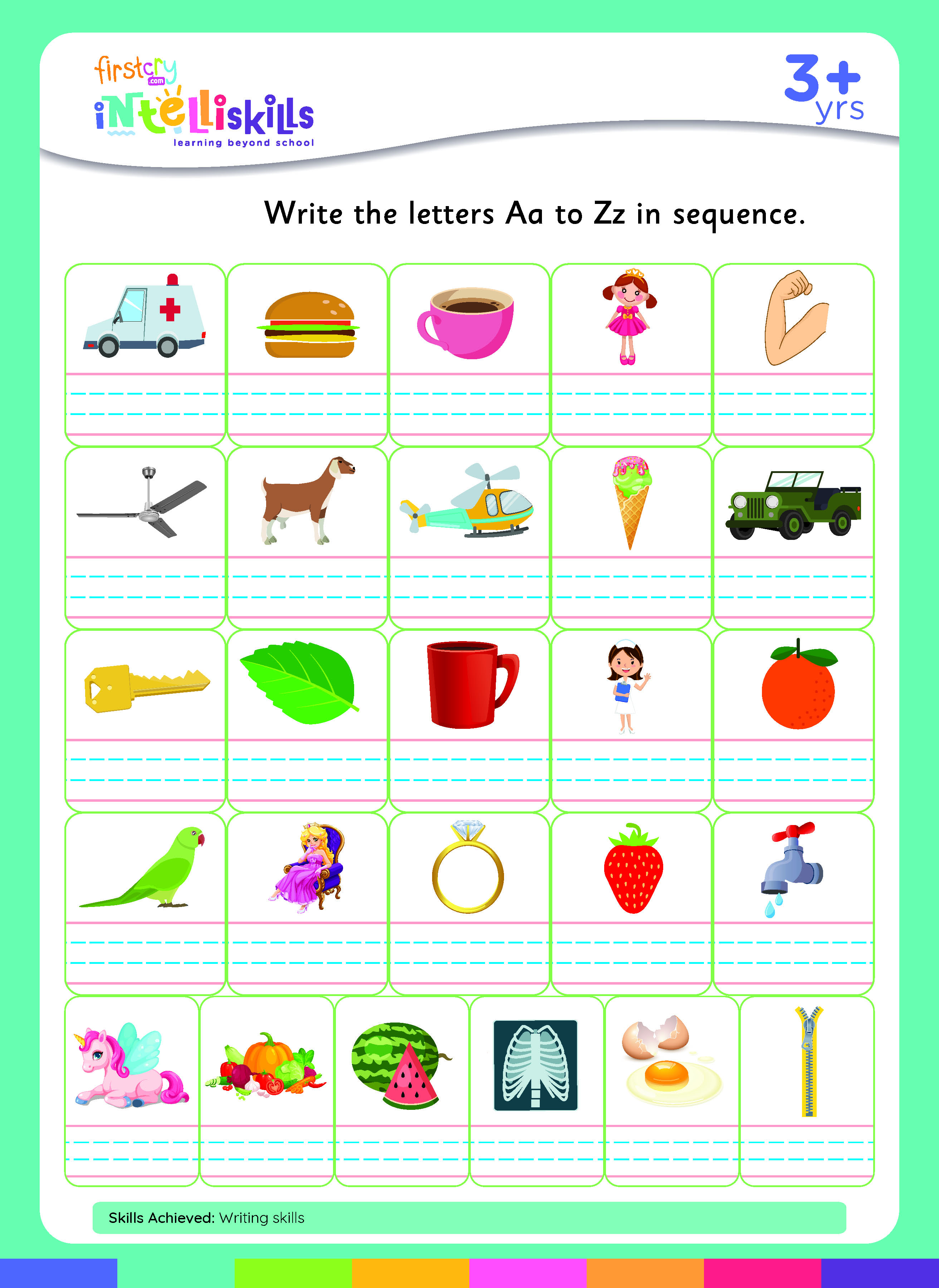 Writing Letters Worksheet