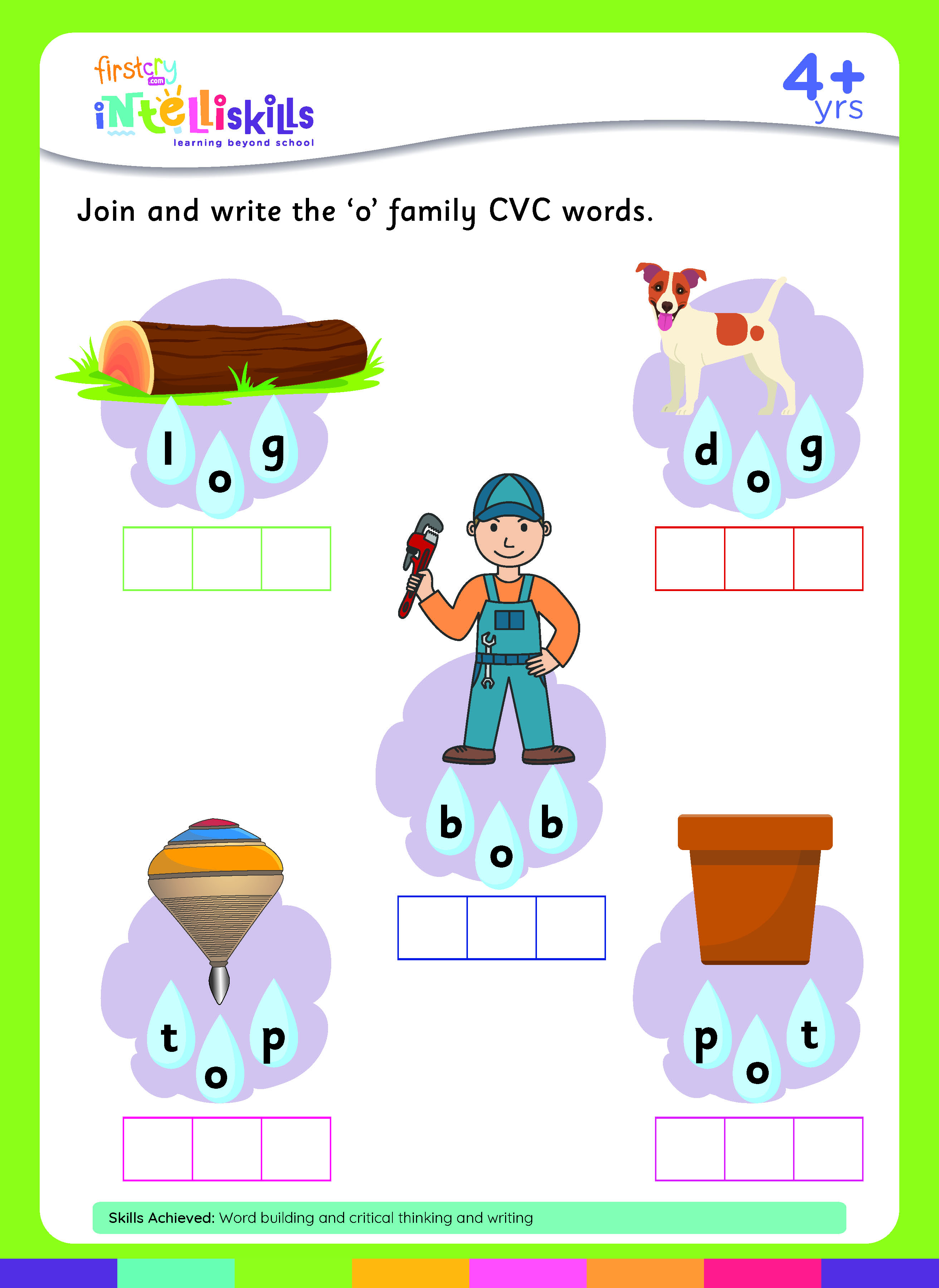 Building Cvc Words Worksheet CVC Words Worksheets | Word Mapping