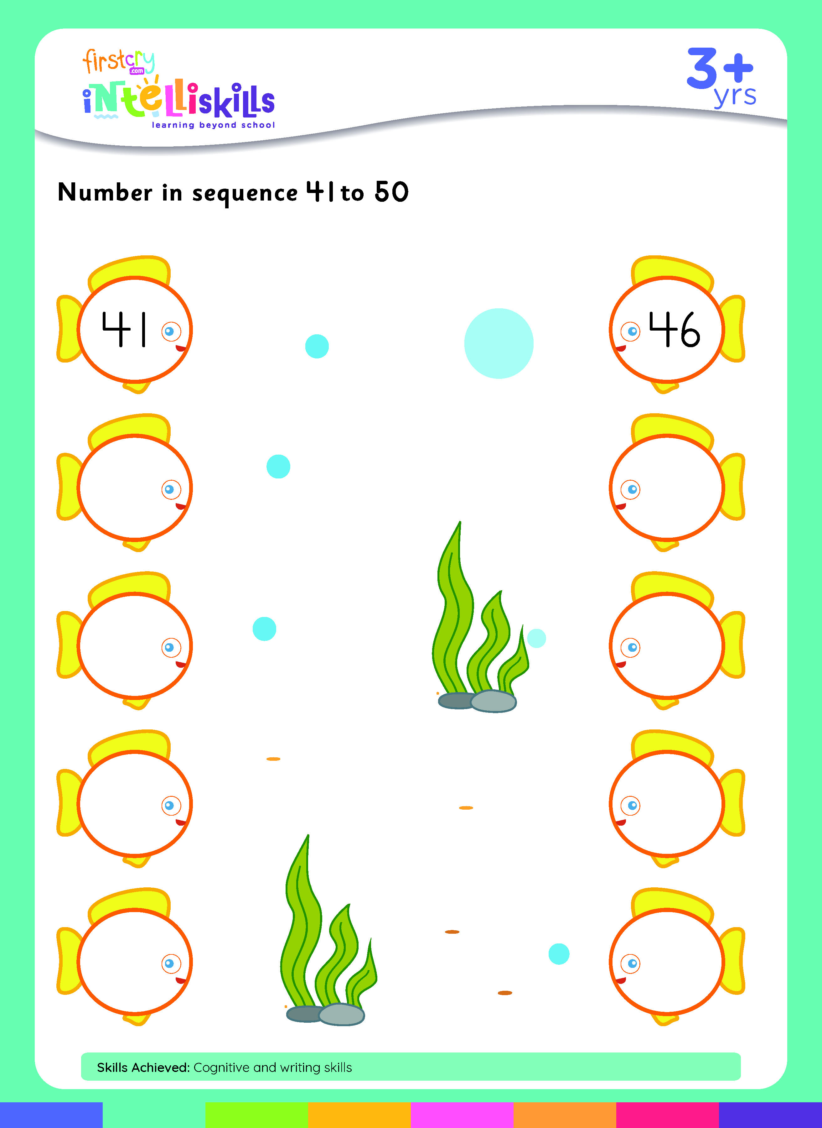 Write To 50 Worksheet