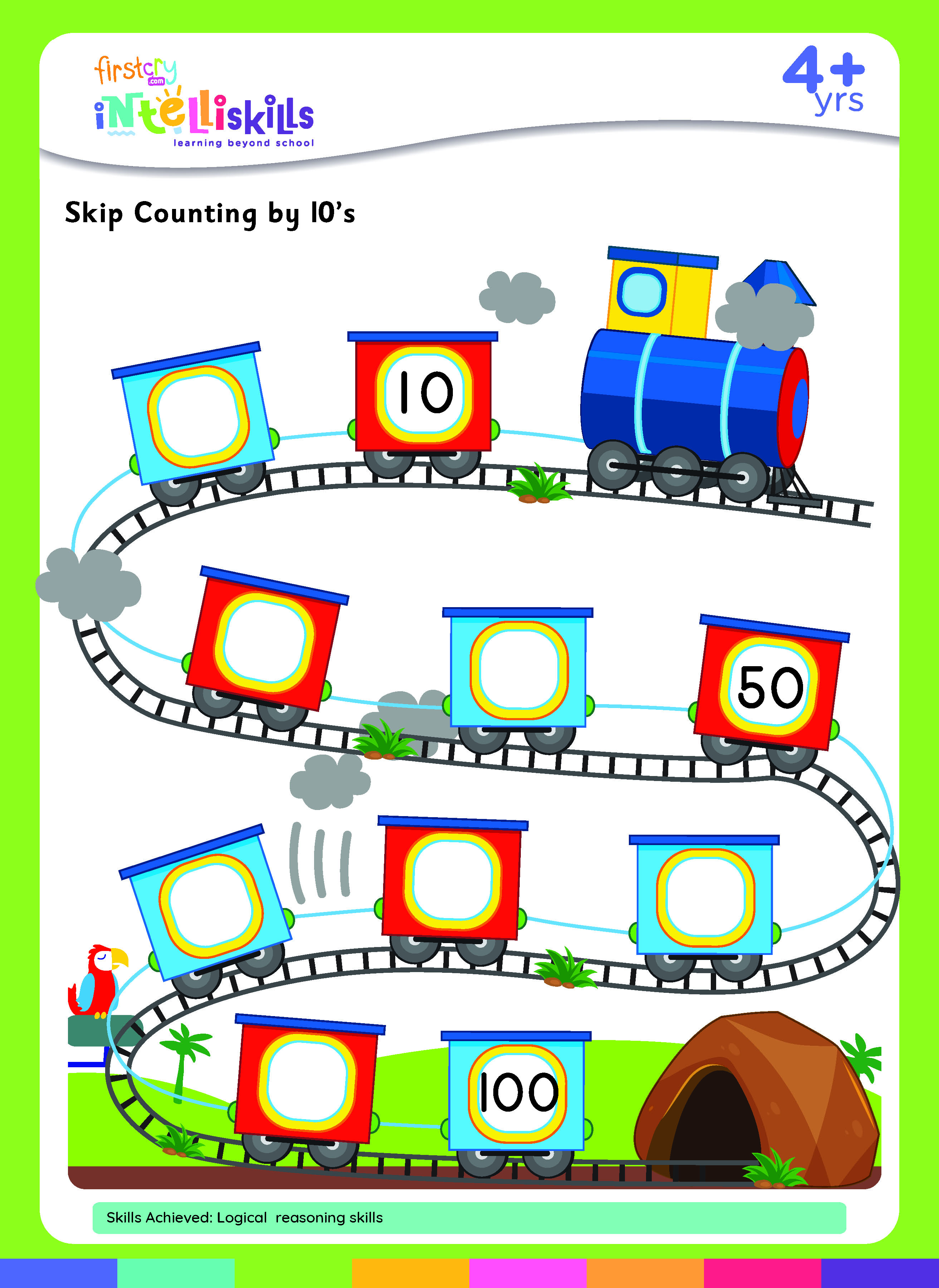 Skip Counting By 10 Worksheets Skip Counting Interactive Worksheet