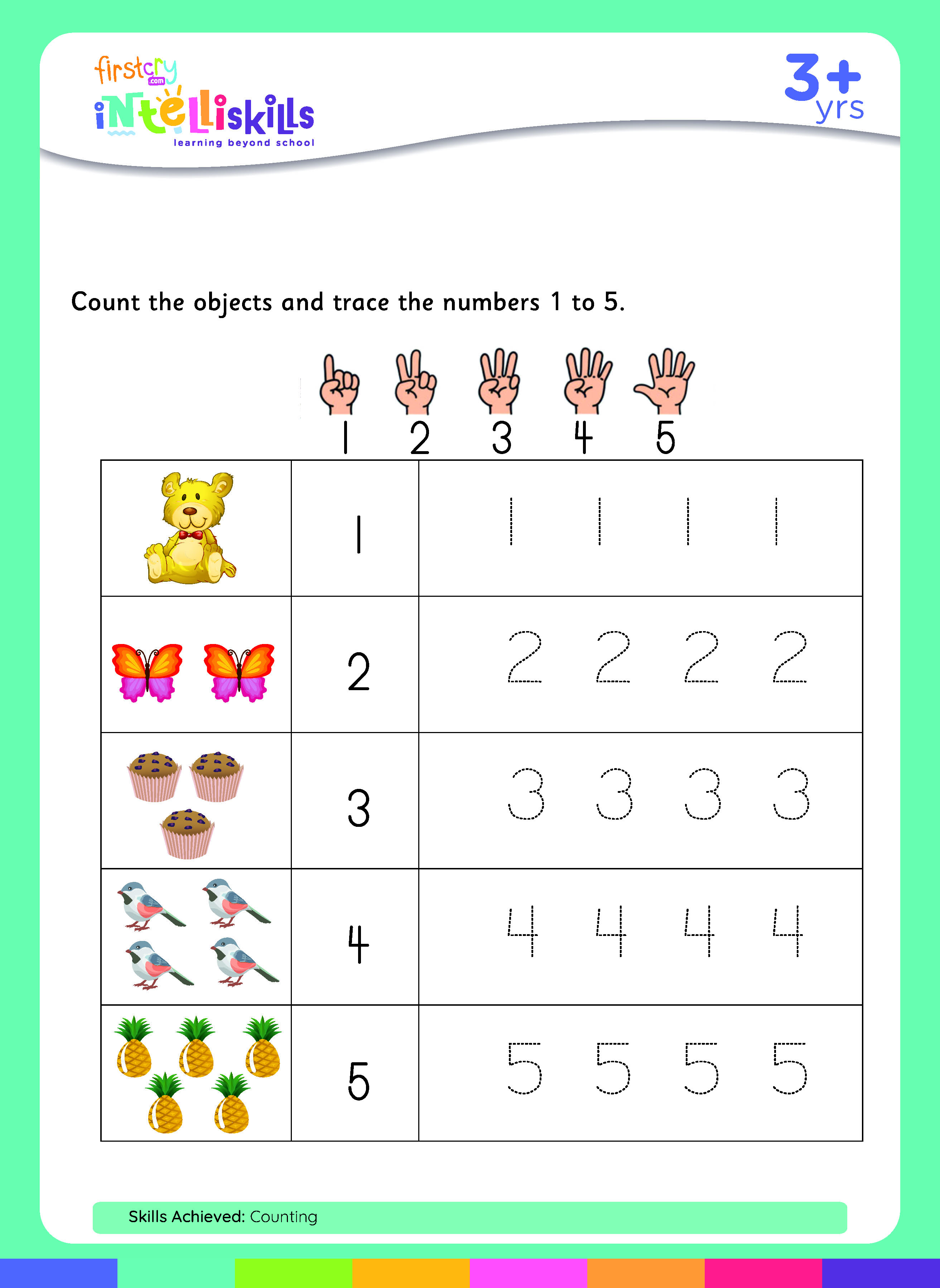 Circle Of 5ths Worksheet Count Fives Fill In The Blank Worksheet