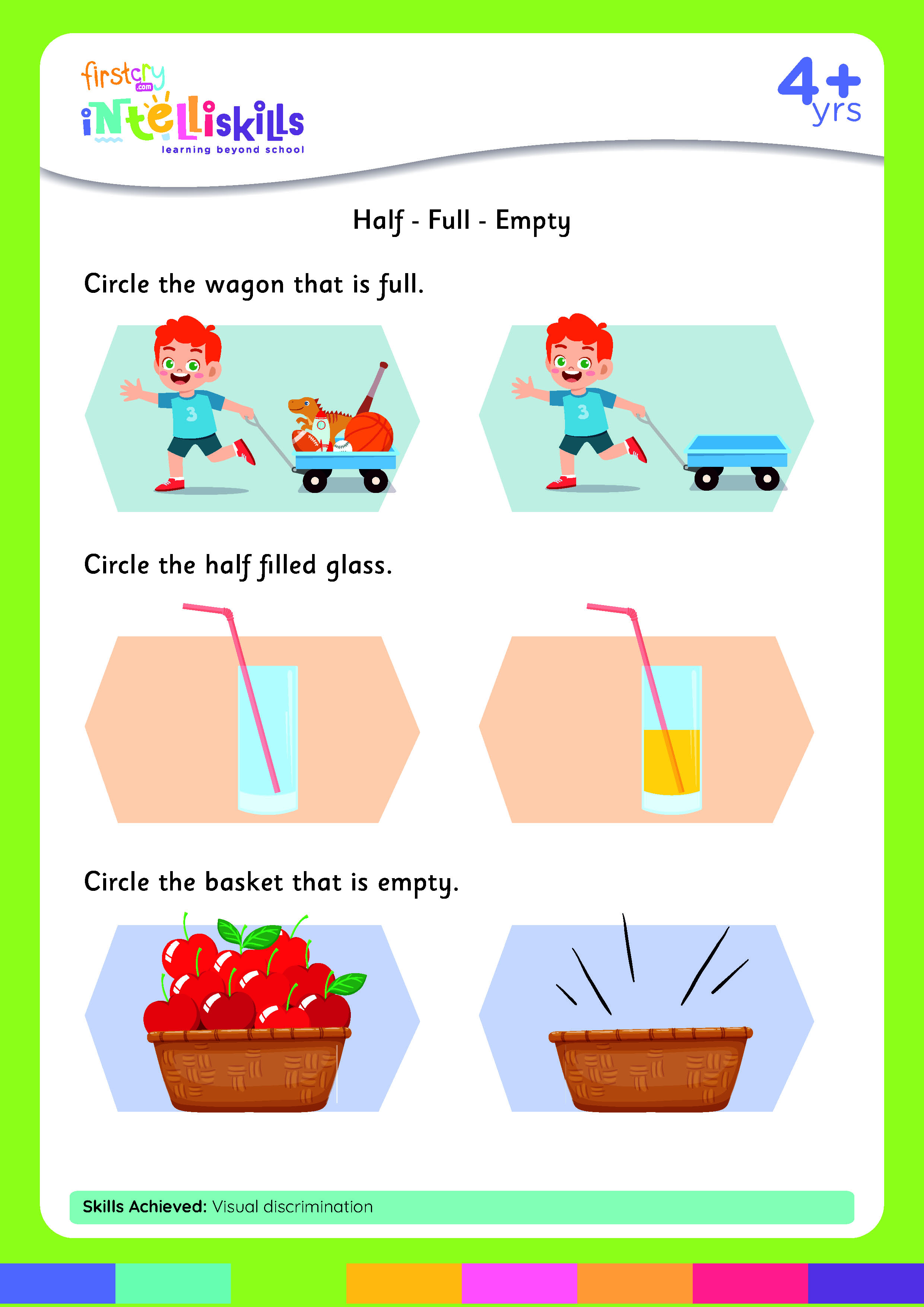 Full And Empty Worksheet