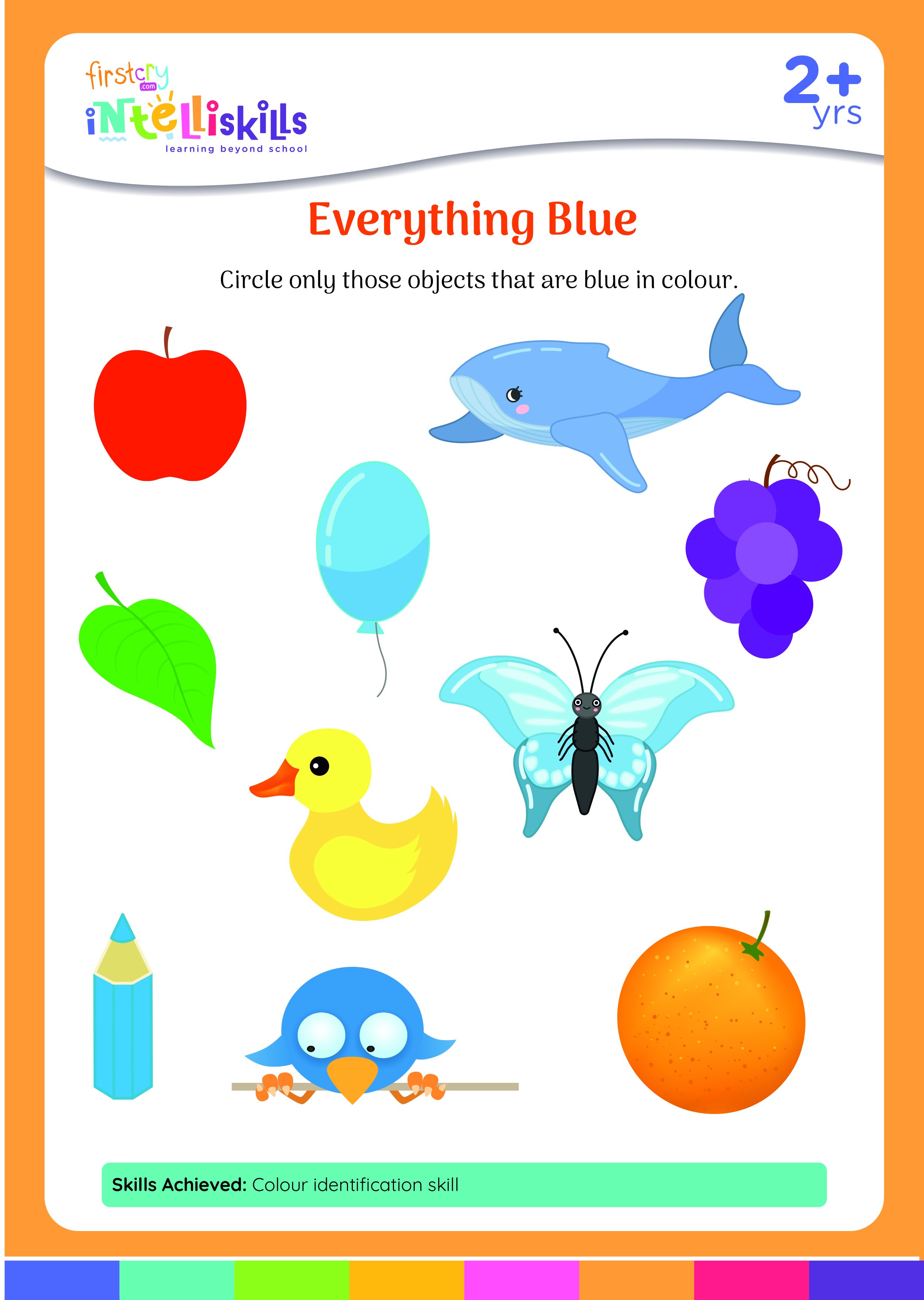 Blue Things Worksheet