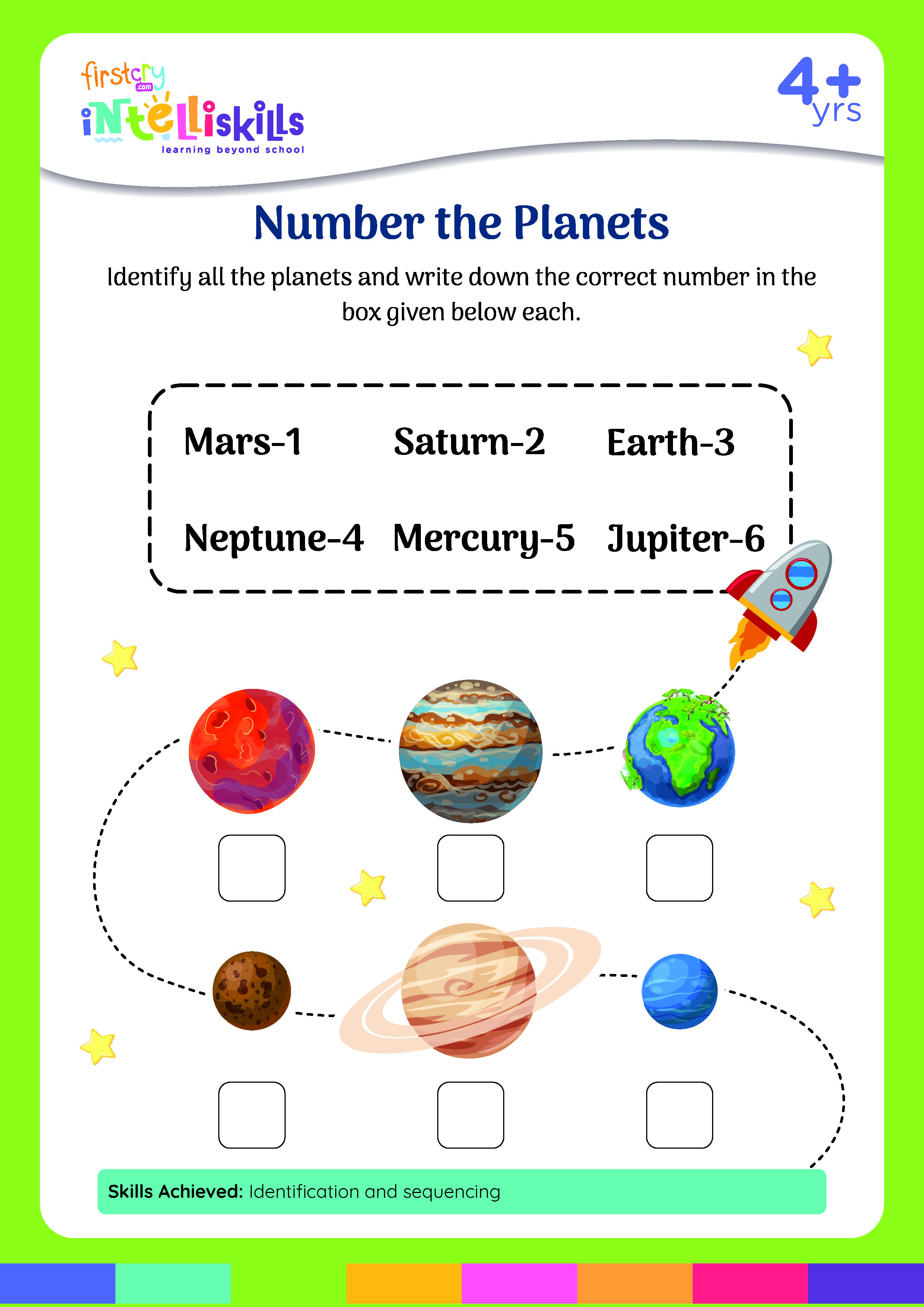 Worksheets Identifying The Planets